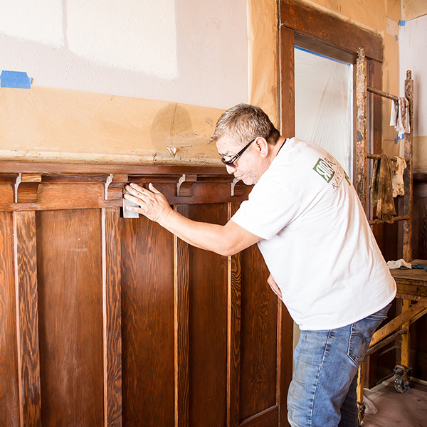 Craftsman Home Wood Refinishing Restoration Los Angeles
