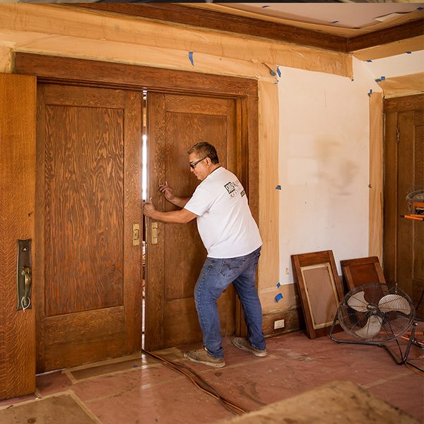 Craftsman Home Wood Refinishing Restoration Los Angeles